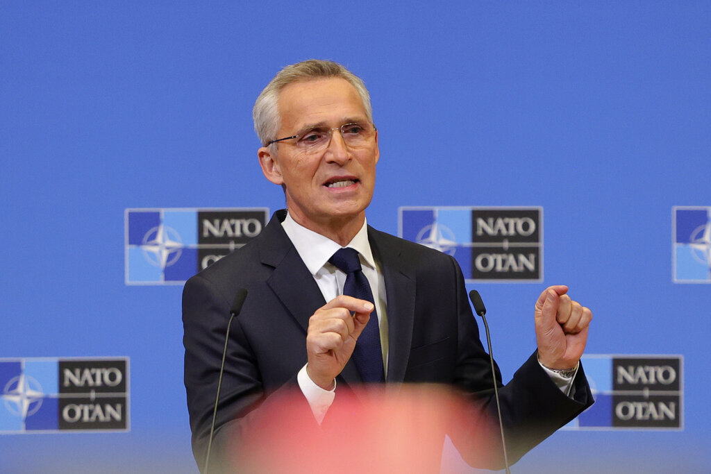 NATO Chief Visits Ukraine for First Time Since Invasion, Prompting ...