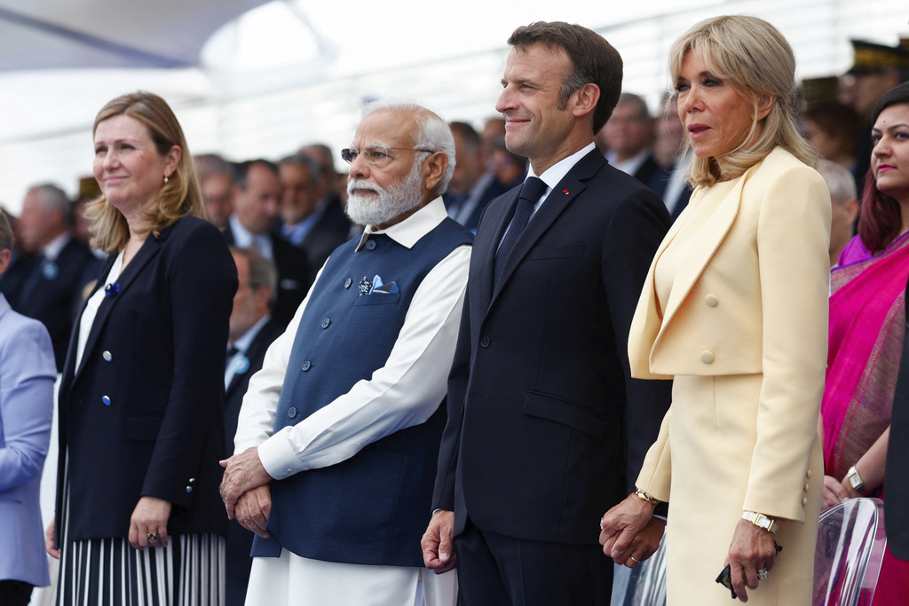 France’s Macron Cozies Up to India’s Modi, as Bastille Day Is Marked in ...