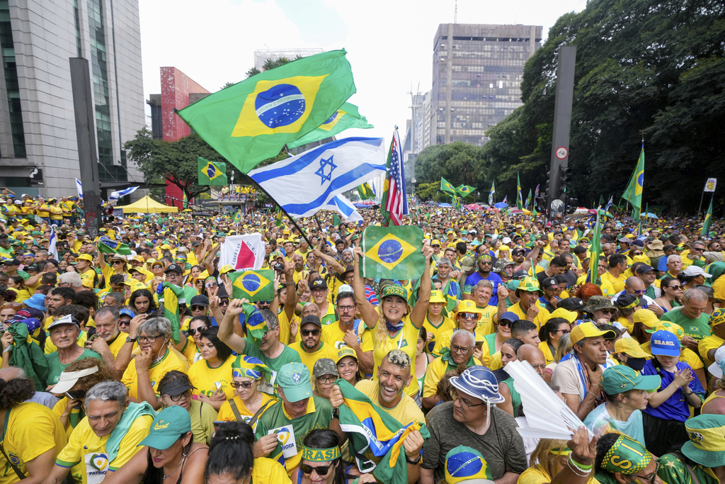 Tens of Thousands of Brazilians, Many Waving Israeli Flags, Rally To ...