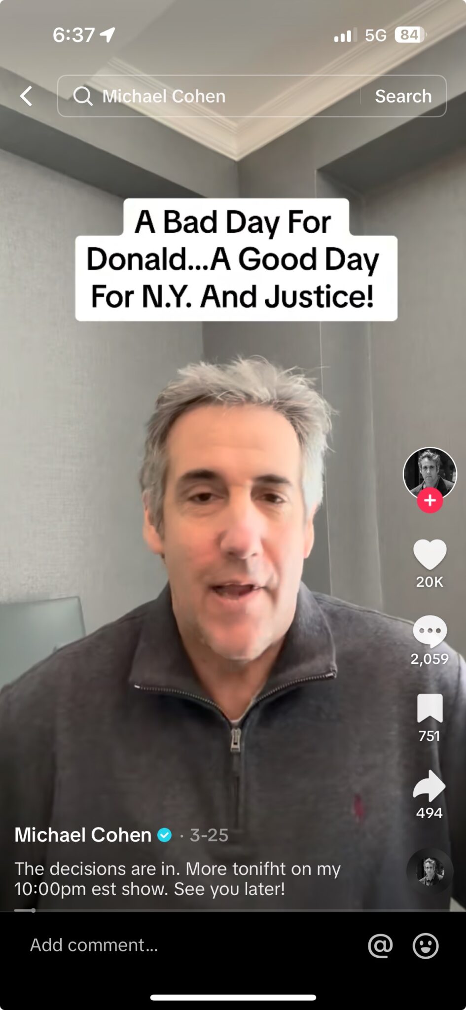 Judge to Michael Cohen: Stop Trashing Trump Ahead of Testimony | The ... Judge to Michael Cohen: Stop Trashing Trump Ahead of Testimony | The ...
