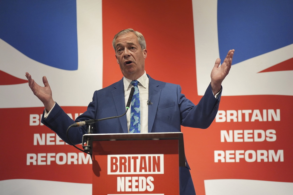 Nigel Farage, Unbowed After Milkshake Splash, Vows To Be a ‘Bloody ...