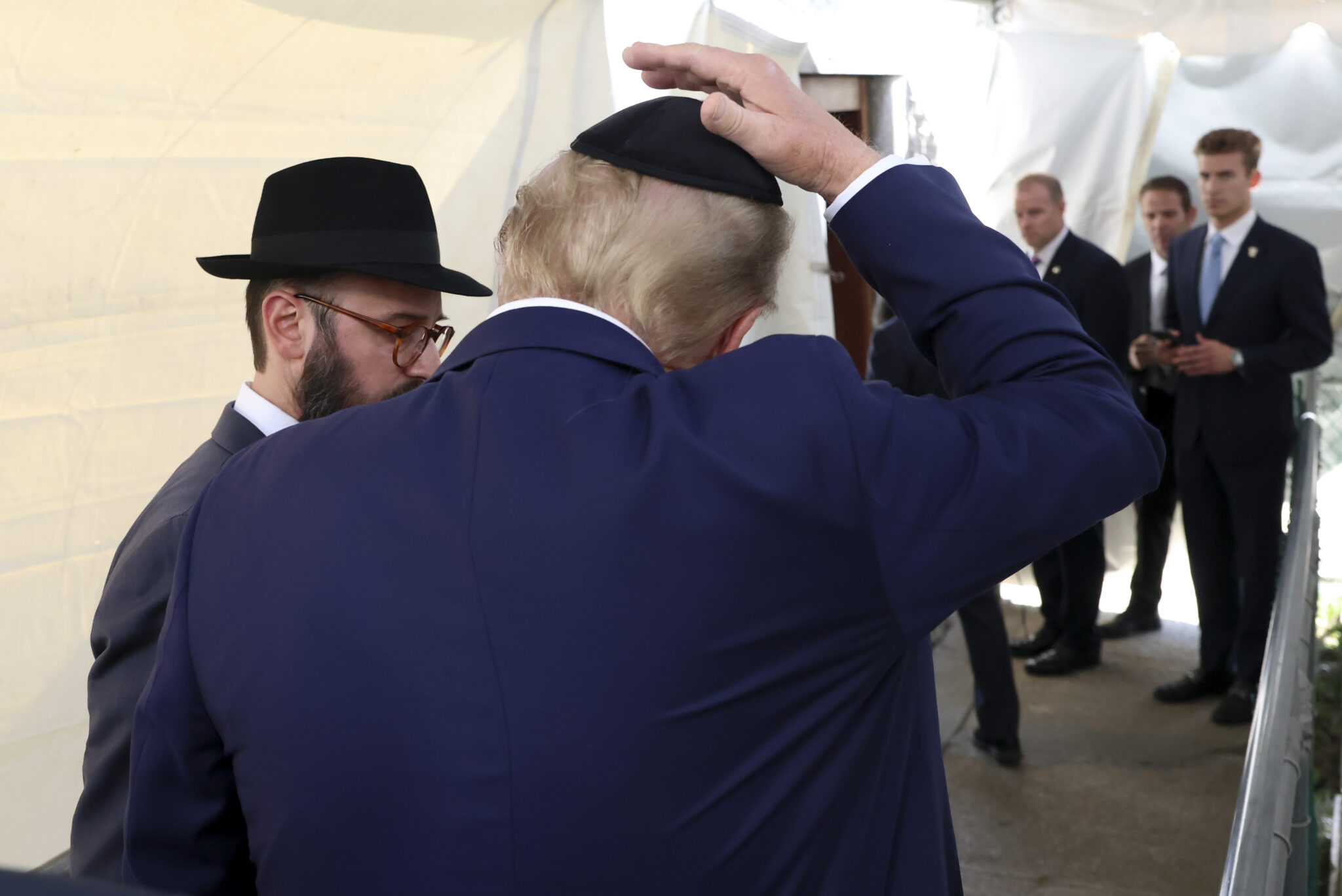 Trump Visits Revered New York City Jewish Site on October 7 Anniversary ...