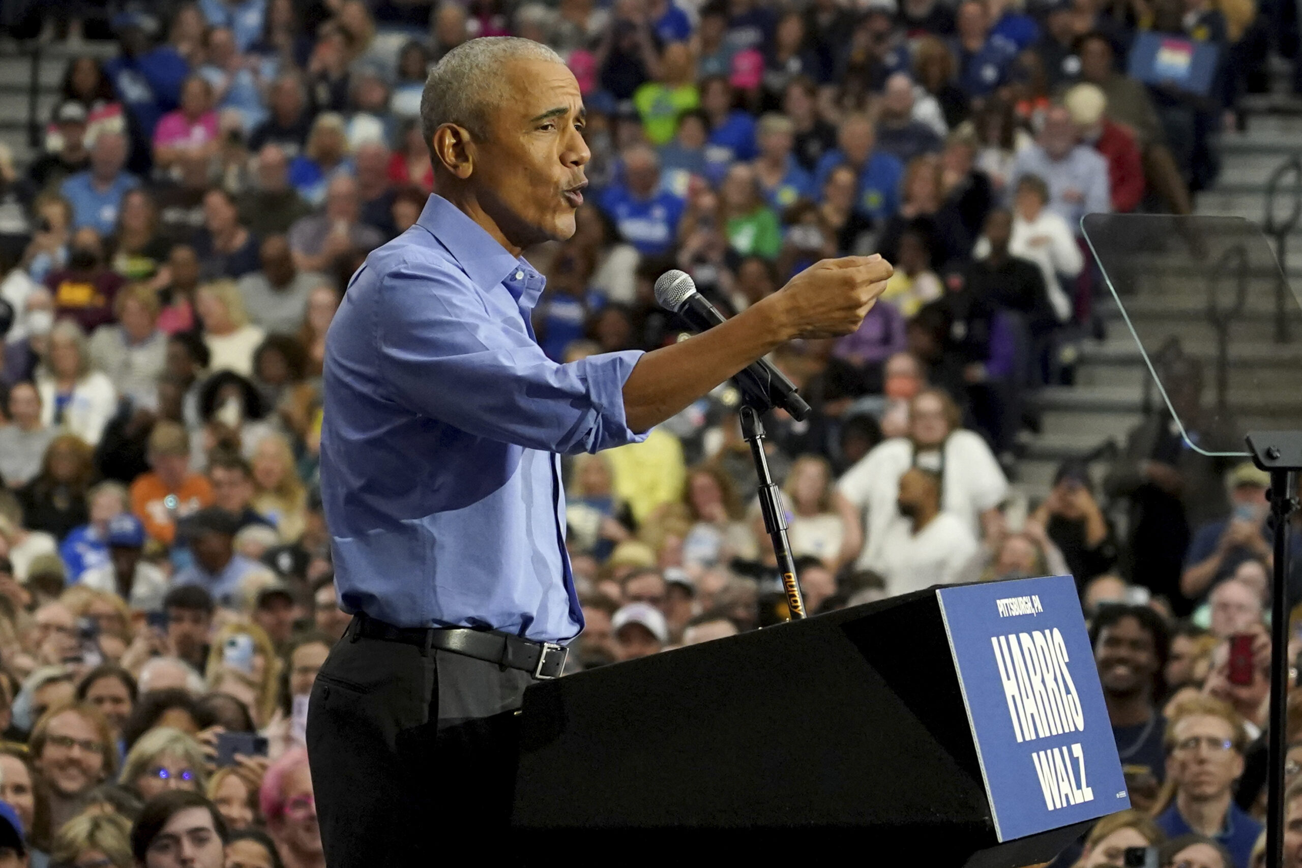 Obama, as Harris’s Poll Position Deteriorates Against Trump, Plays the ...