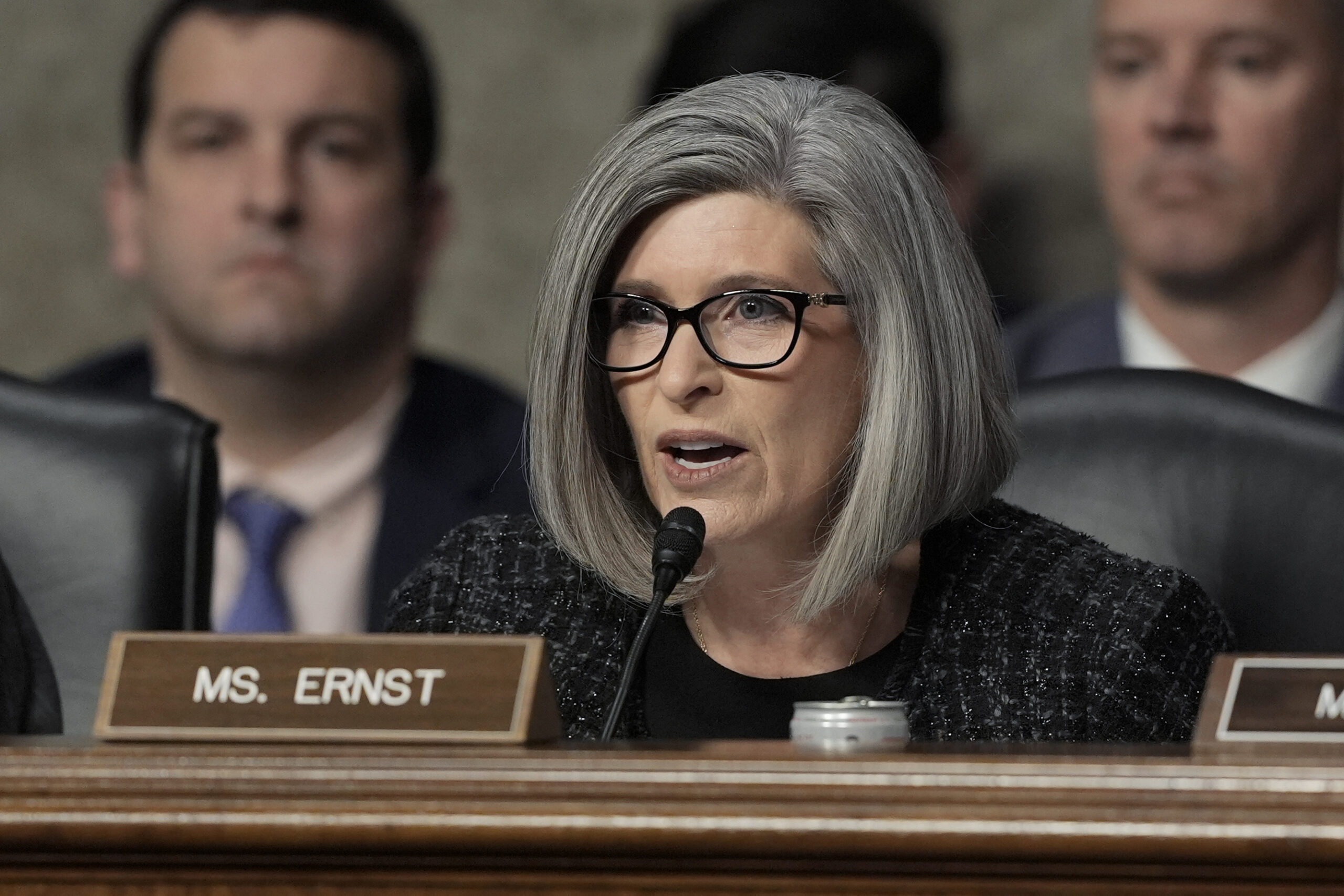 Senator Ernst, a Key Republican Vote, Seems Undecided During Hegseth ...