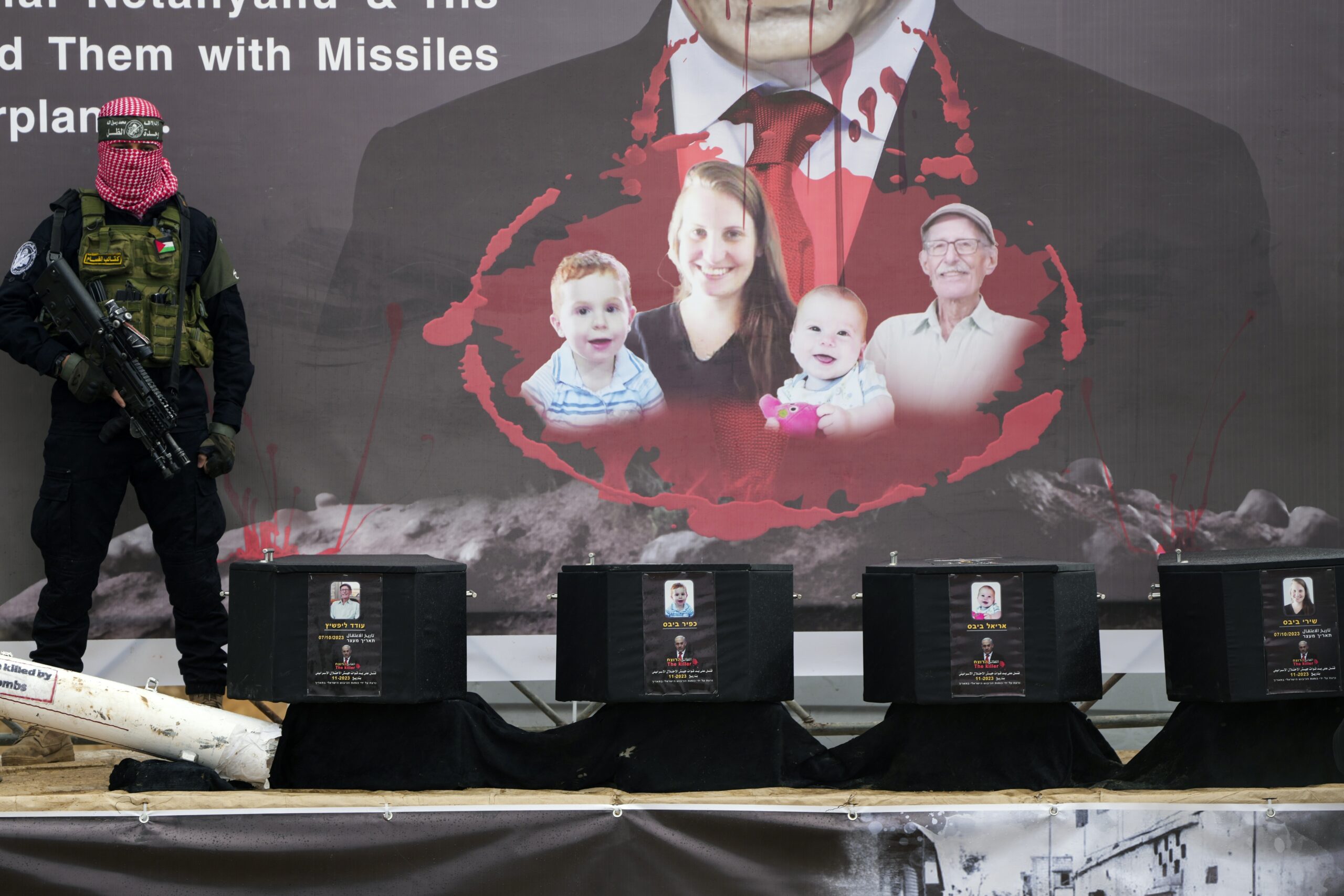 Bodies of Bibas Family and 84-year-old Israeli Man Released From Gaza ...