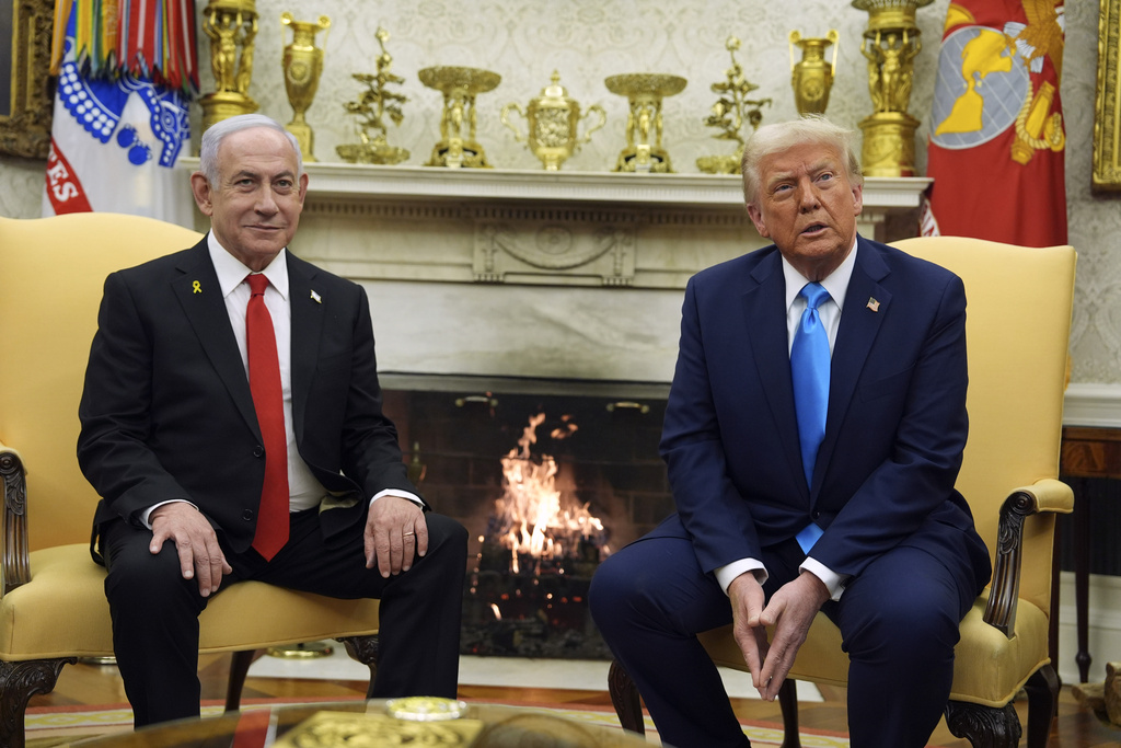 Trump and Netanyahu, Aiming To Promote Mutual Mideast Goals, Tout Good ...