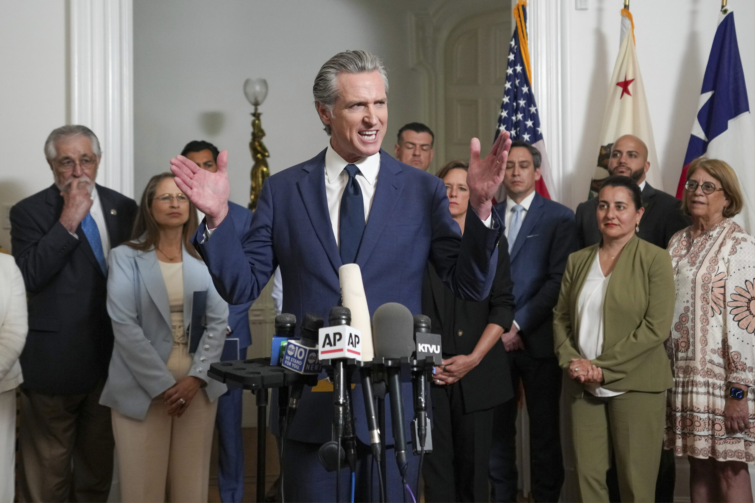 With an Eye on 2028, Gavin Newsom Is Morphing Into a Moderate Before ...