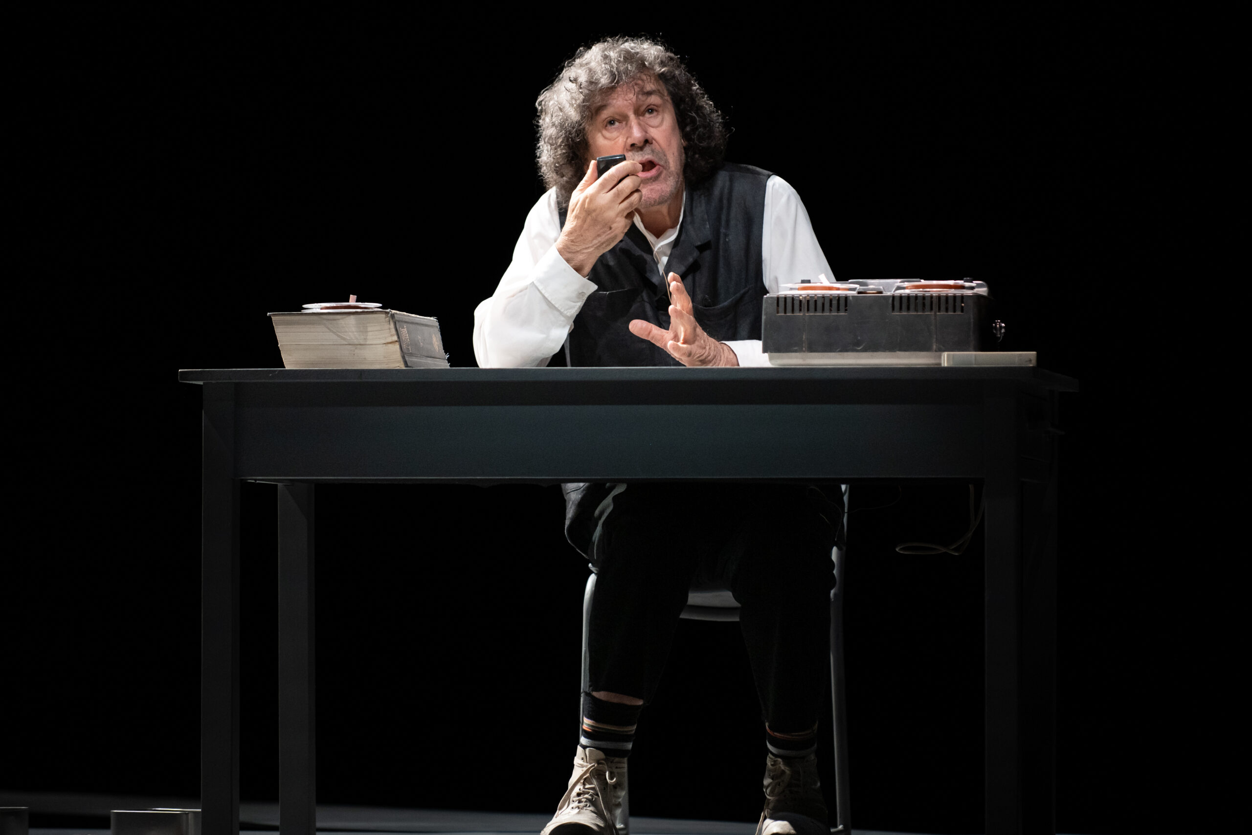 ‘Krapp’s Last Tape’ Offers a Blast of Beckett and the Ghost of His ...
